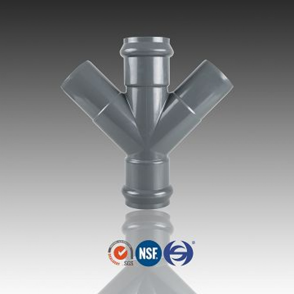 PVC Lateral Cross 4Way Tee
